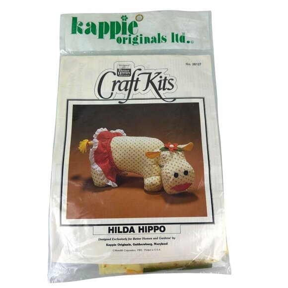 Better Homes And Gardens | Office | Hilda Hippo Craft Sewing Kit 983 ...